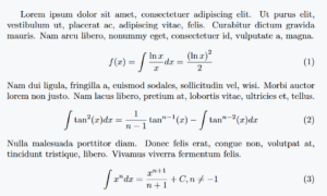 How to write equation numbering in LaTeX?