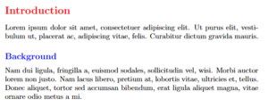 How to Change Section Color in LaTeX?